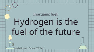 Inorganic fuel:Hydrogen is the fuel of the future.pptx
