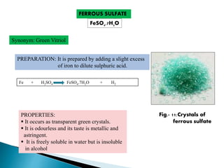 Inorganic Official compounds of Iron, Iodine and Calcium.final | PPTX