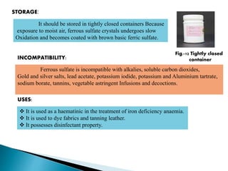 Inorganic Official compounds of Iron, Iodine and Calcium.final | PPTX