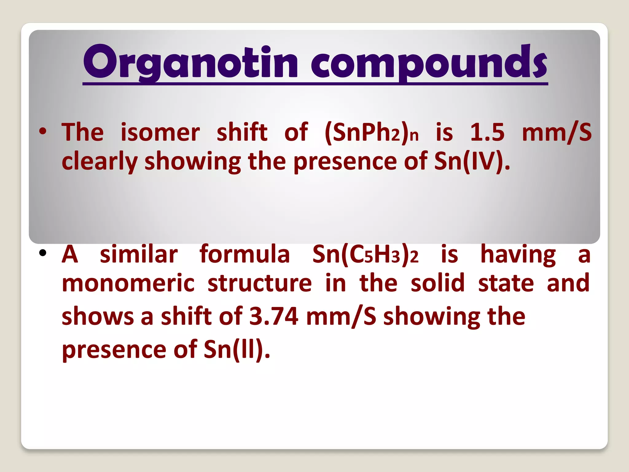 Mossbauer Spectroscopy Applications - detection of oxidation state by ...
