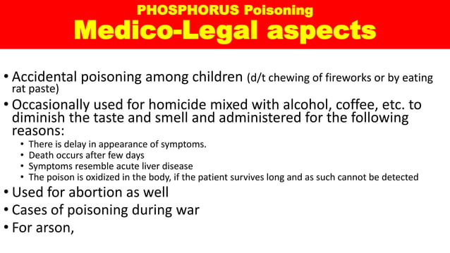 Inorganic (non metallic) irritant Poisons by Sunil Kumar Daha | PPTX