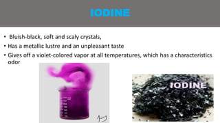 Inorganic (non metallic) irritant Poisons by Sunil Kumar Daha | PPTX