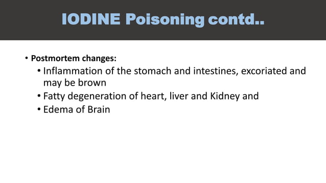 Inorganic (non metallic) irritant Poisons by Sunil Kumar Daha | PPTX