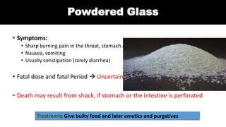 Inorganic (non metallic) irritant Poisons by Sunil Kumar Daha | PPTX
