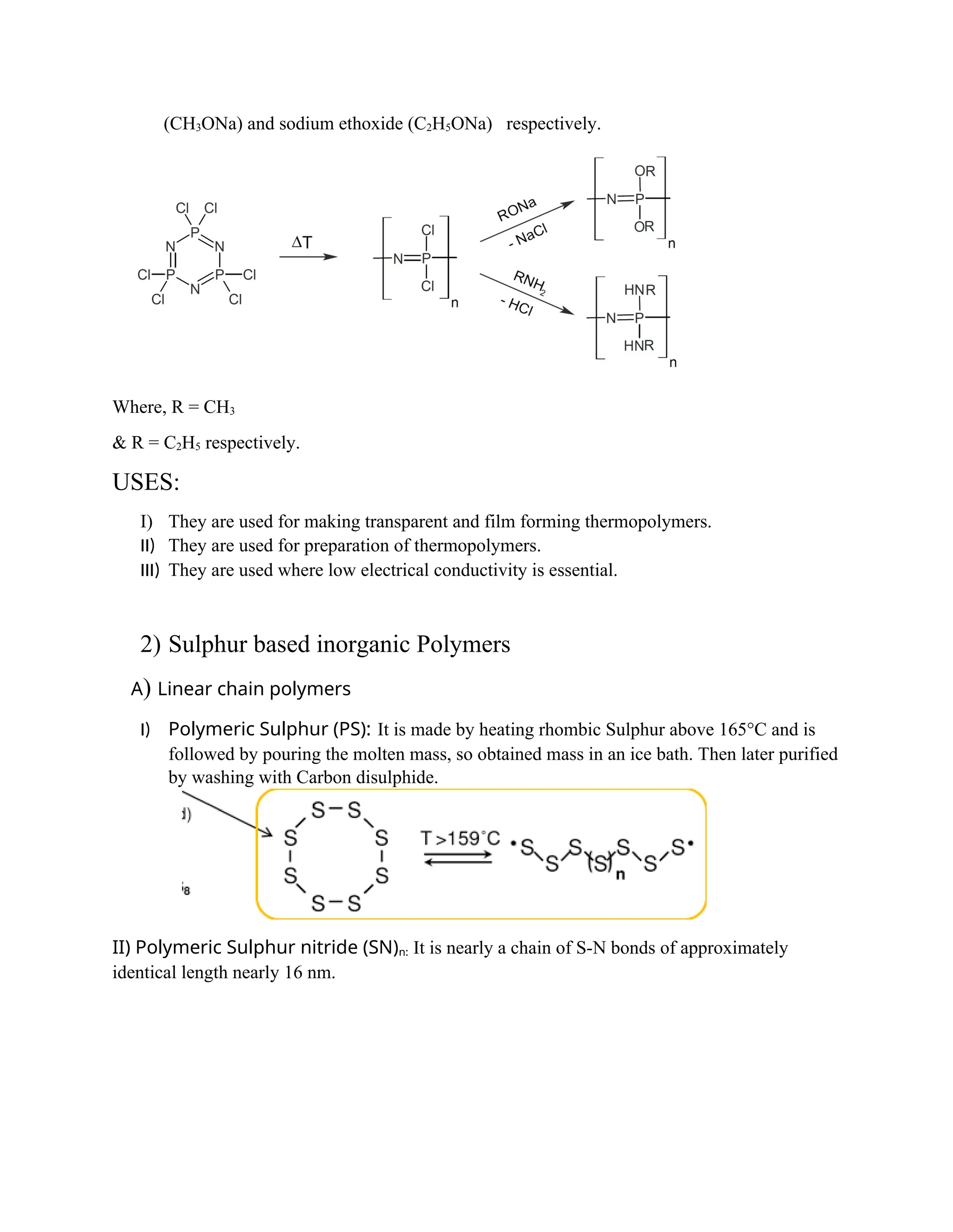 Inorganic Polymers Of Inorganic Chemistry | DOCX