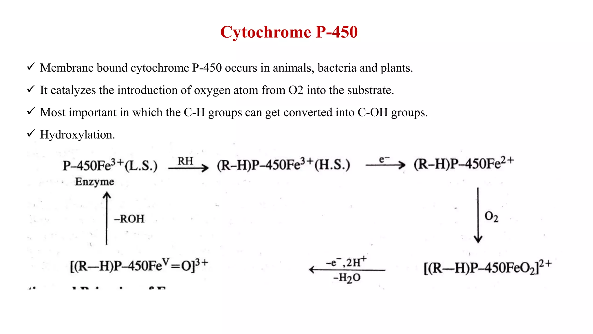 Cytochrome- Electron transfer agent - bioinorganic chemistry | PPTX