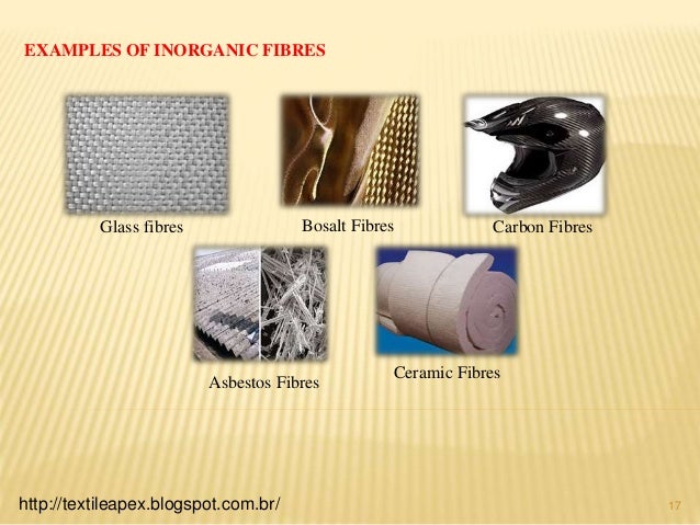 INORGANIC FIBERS AND MATERIALS OF CARBON