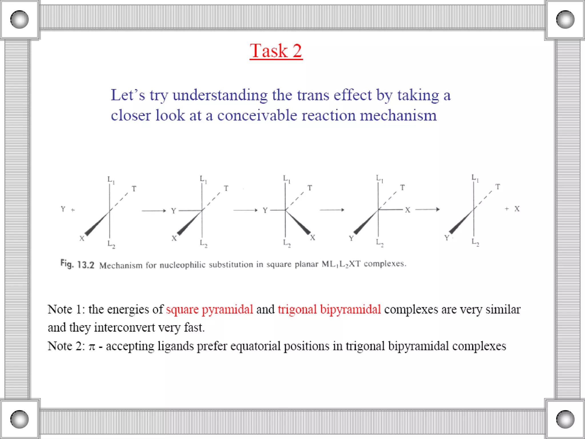 Inorganic reaction mechanism part ii | PDF
