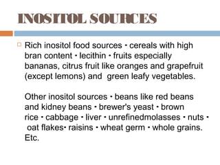 Inositol | PPT