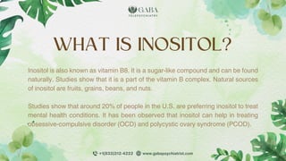 Inositol - Benefits, Dosage, and Its Role in OCD Management | PDF