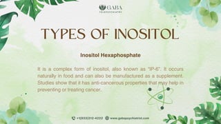 Inositol - Benefits, Dosage, and Its Role in OCD Management | PDF