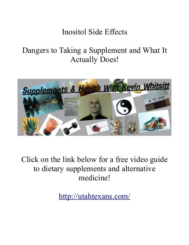 Inositol side effects