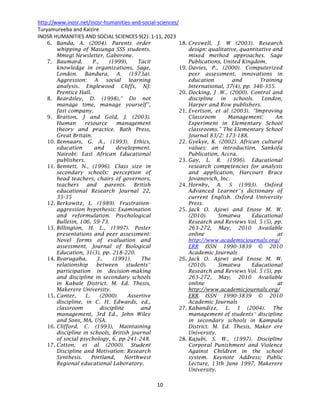 Impact of School Policies on Student Discipline in Fort Portal ...