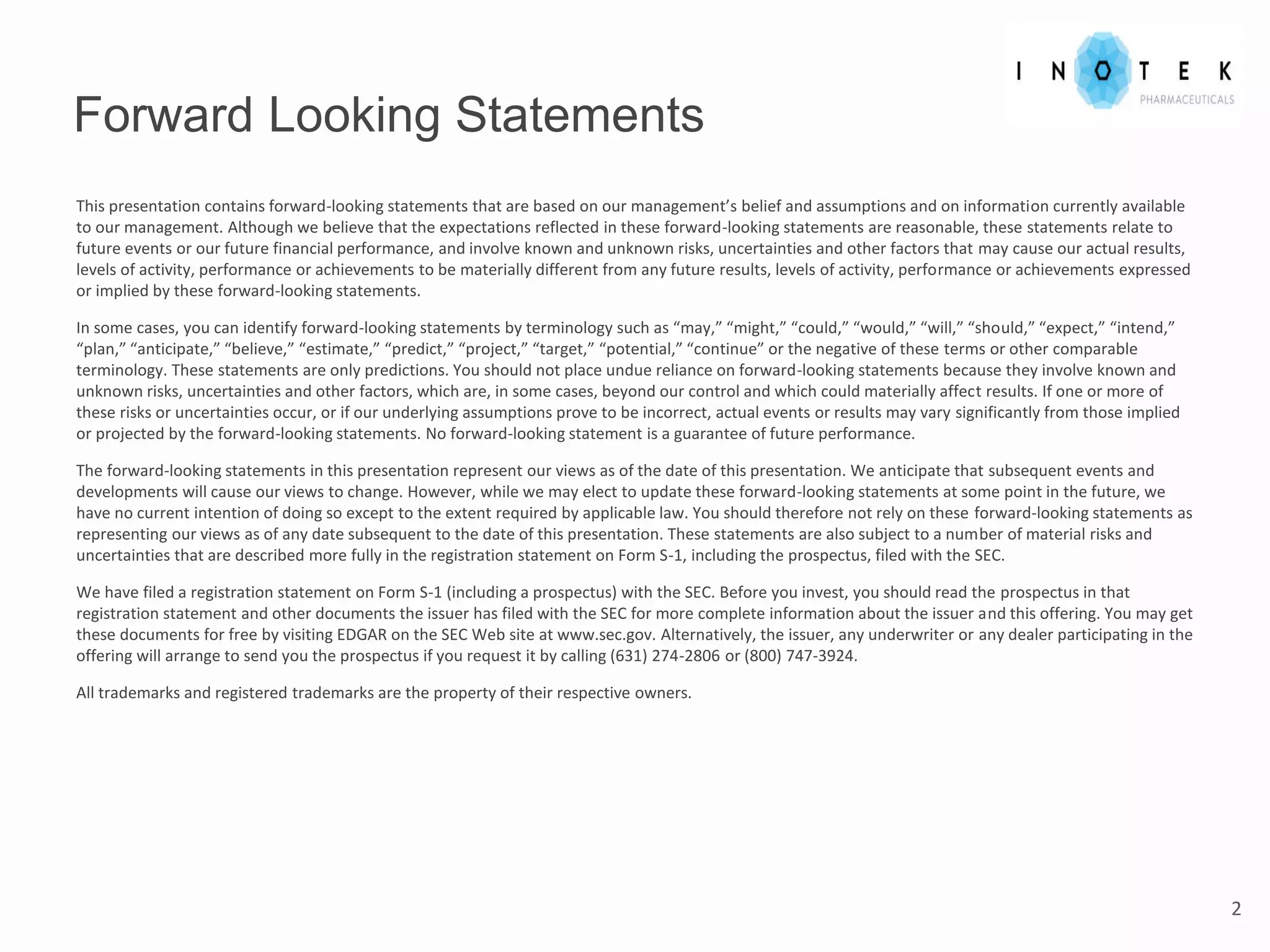 Inotek | PPT