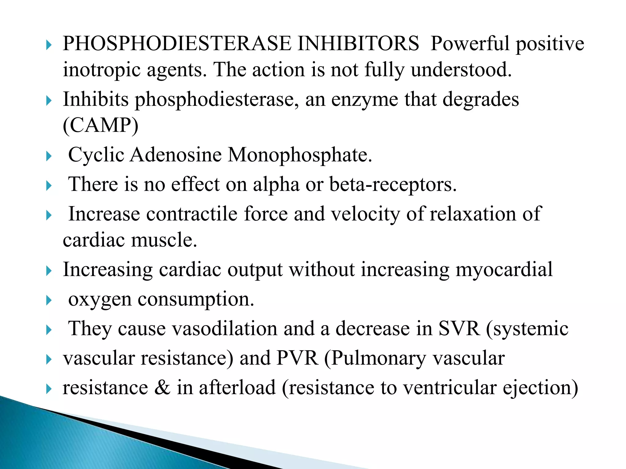 Inotropes | PPTX | Heart and Cardiovascular Diseases | Diseases and ...