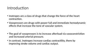 Inotropes and vasopressors a .pptx
