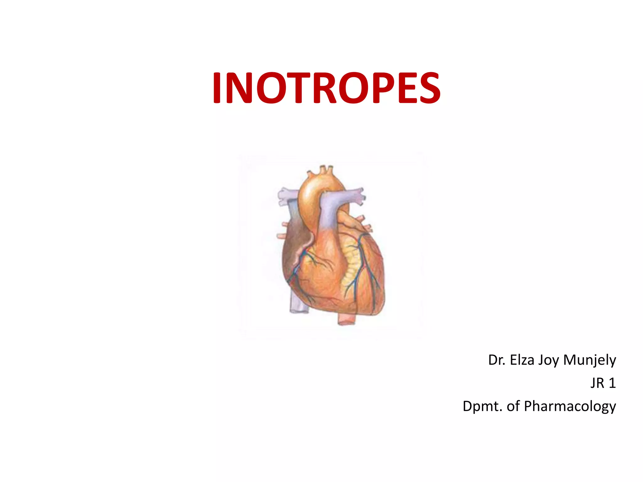 Inotropes by elza | PPTX