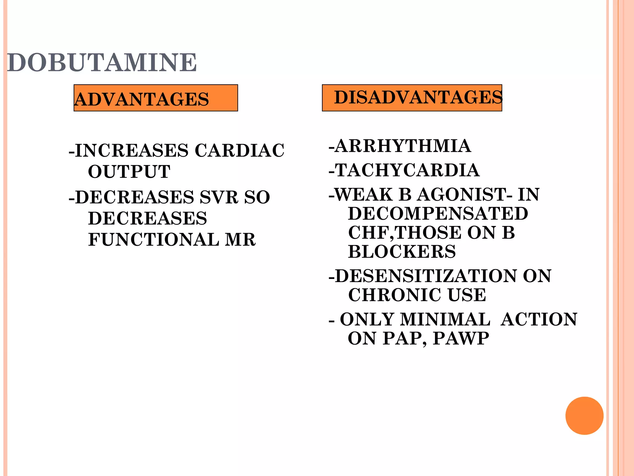 Inotropes in heart failure | PPT