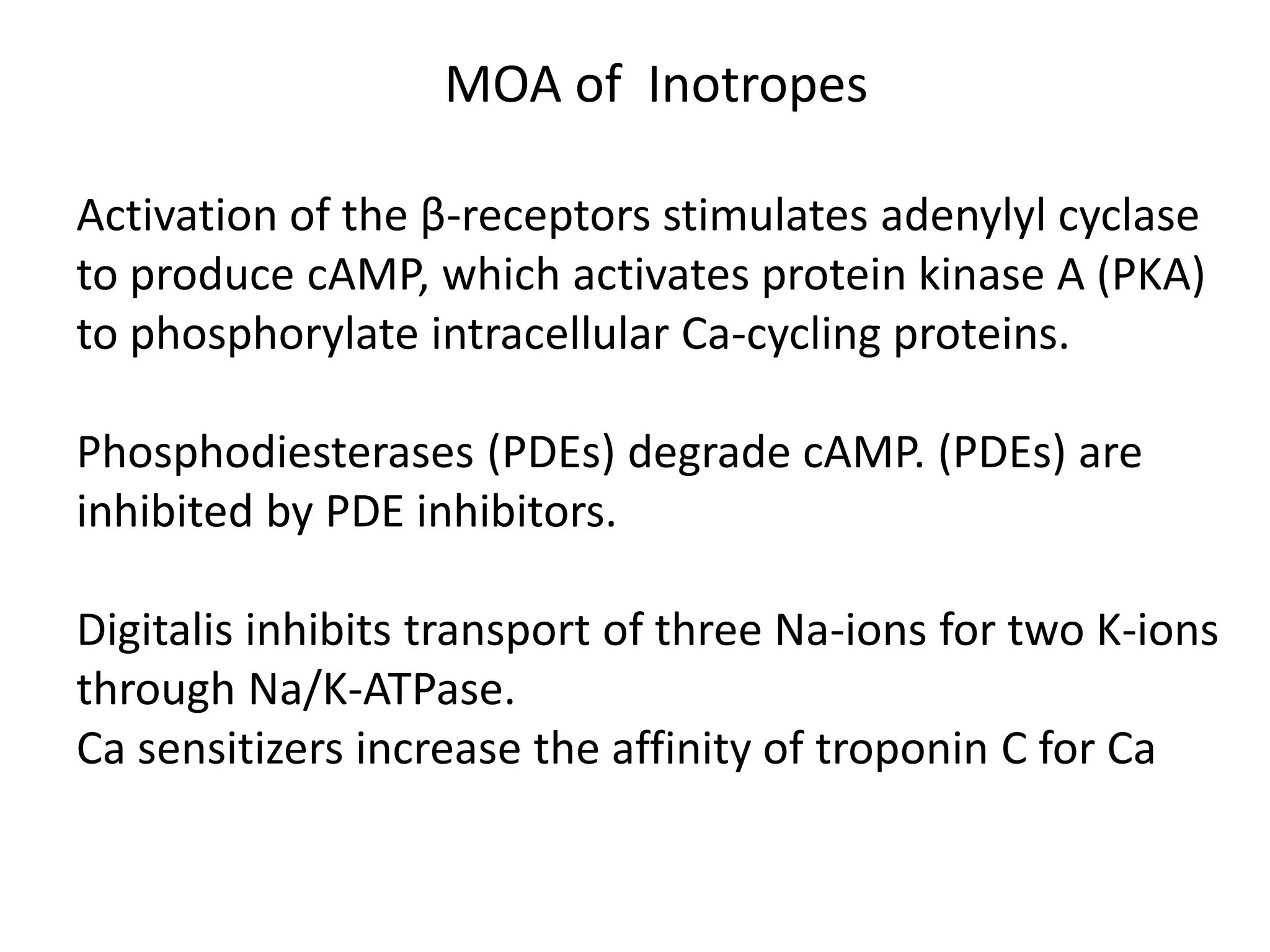 Inotropes | PPTX