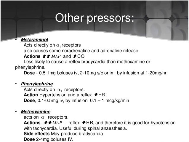 Inotropes + vasopressors