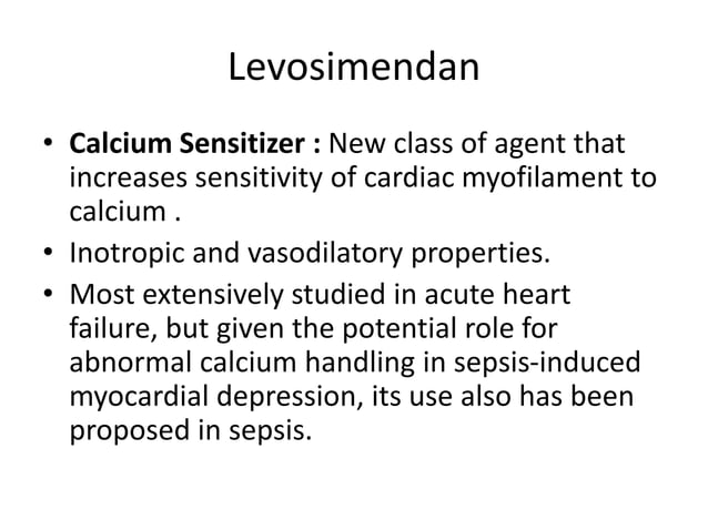 Inotropes & vasoactive agents | PPTX | Heart and Cardiovascular ...
