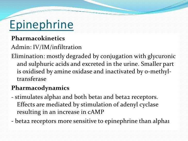 Inotropes & vasopressors