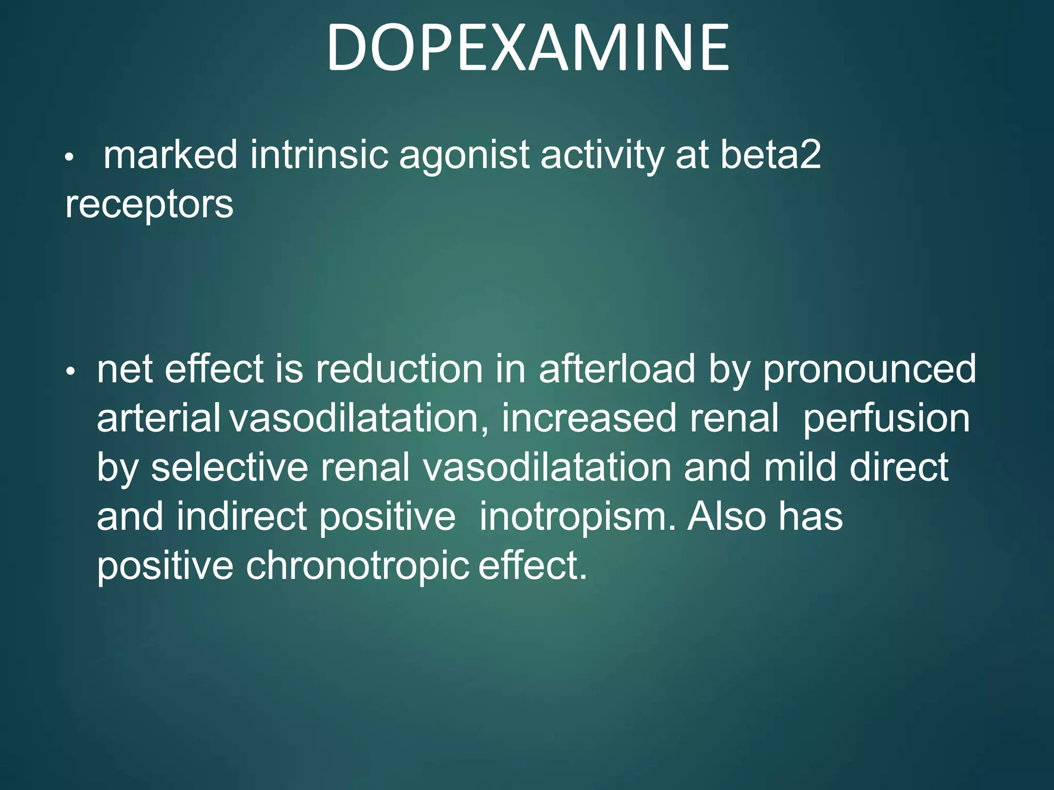 Inotropes and vasopressors | PPTX