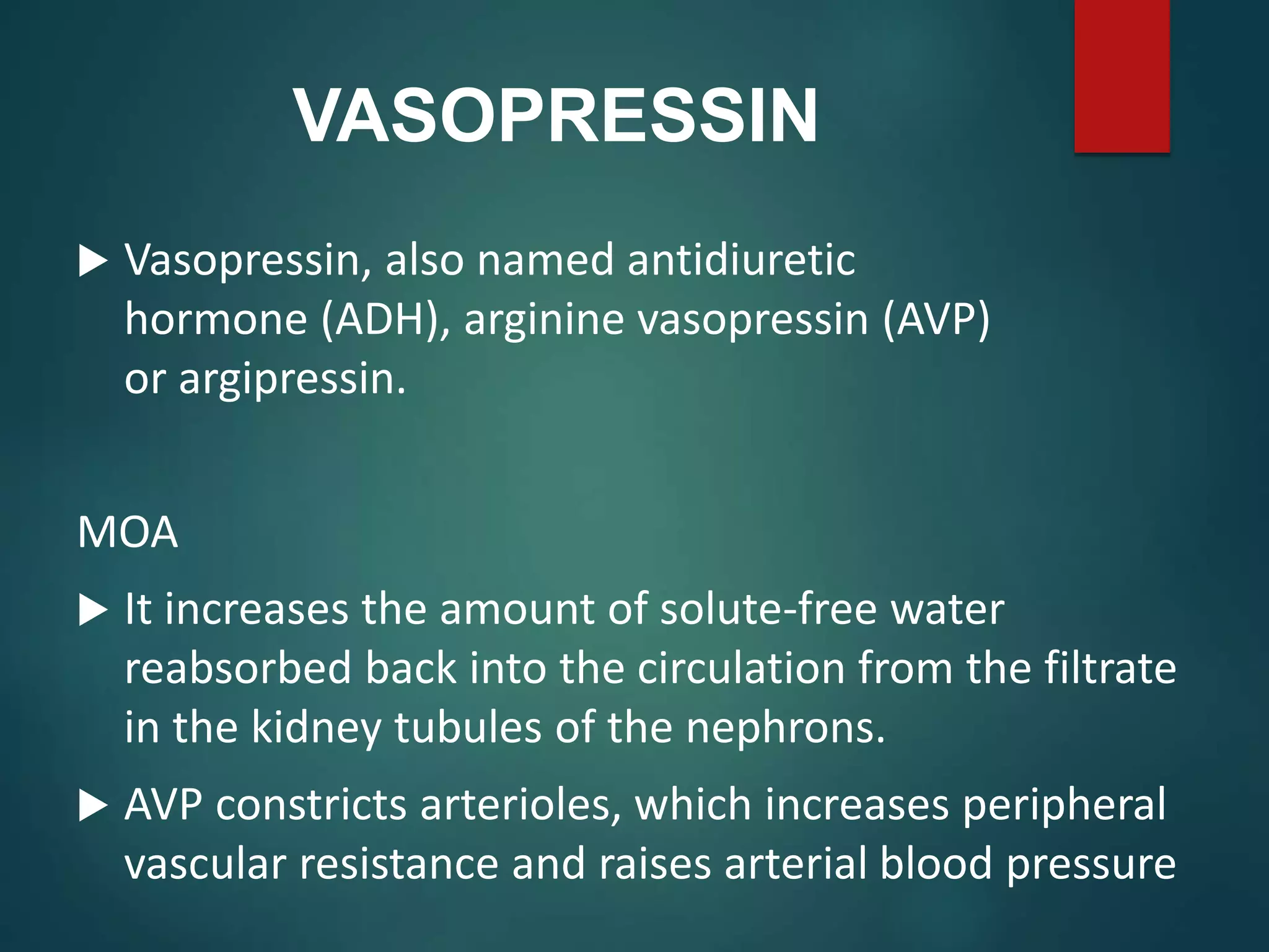 Inotropes and vasopressors | PPTX