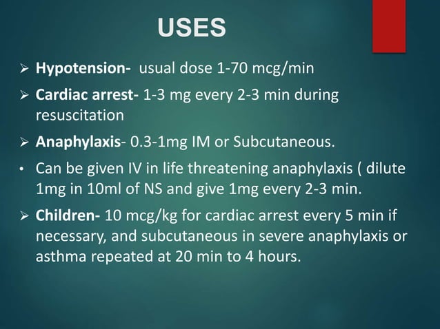 Inotropes and vasopressors | PPTX | First Aid | Injuries