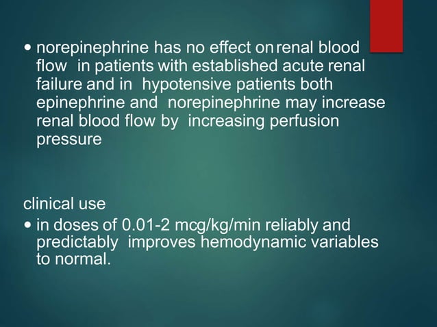 Inotropes and vasopressors | PPTX | First Aid | Injuries