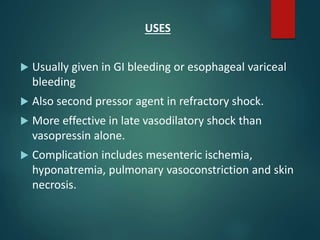 Inotropes and vasopressors | PPTX