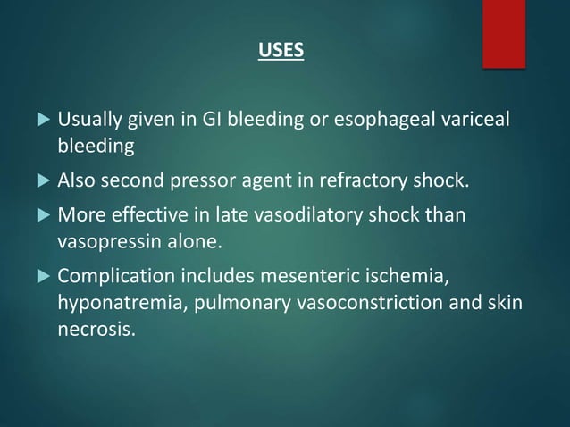 Inotropes and vasopressors | PPTX | First Aid | Injuries
