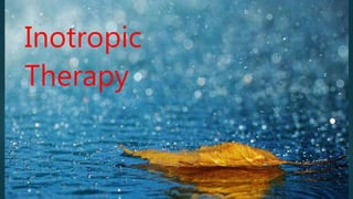 Inotrope use in icu patient fink | PPT