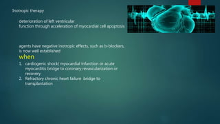 Inotrope use in icu patient fink | PPT