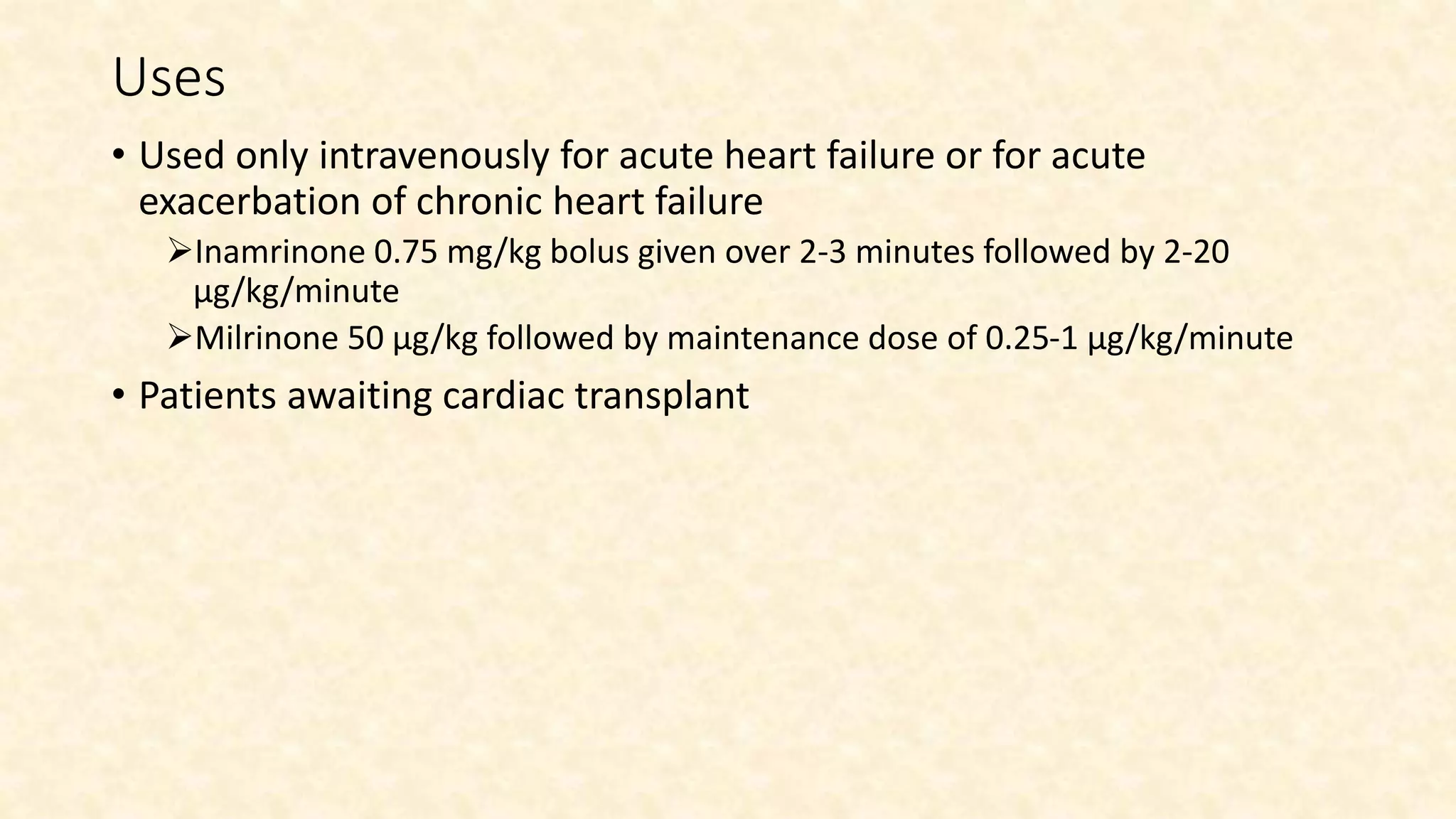 Inotropic agents | PPTX