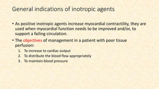 Inotropic agents | PPTX