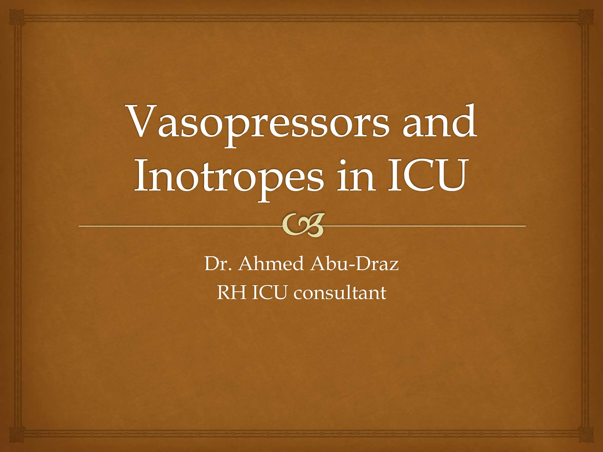inotropic drugs and vassopressors drugs.pptx