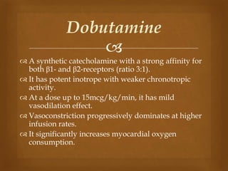 inotropic drugs and vassopressors drugs.pptx
