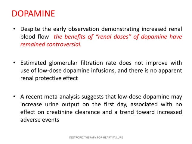Inotropic therapy for heart failure | PPTX