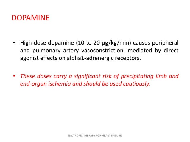 Inotropic therapy for heart failure | PPTX