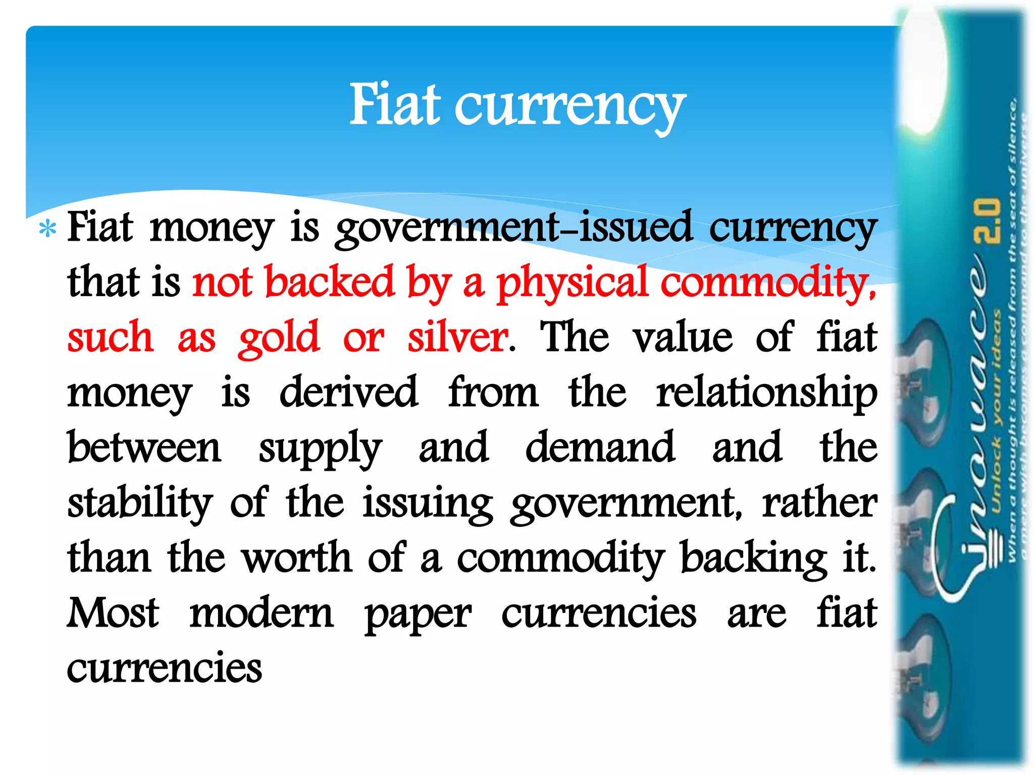history of Currency | PPTX