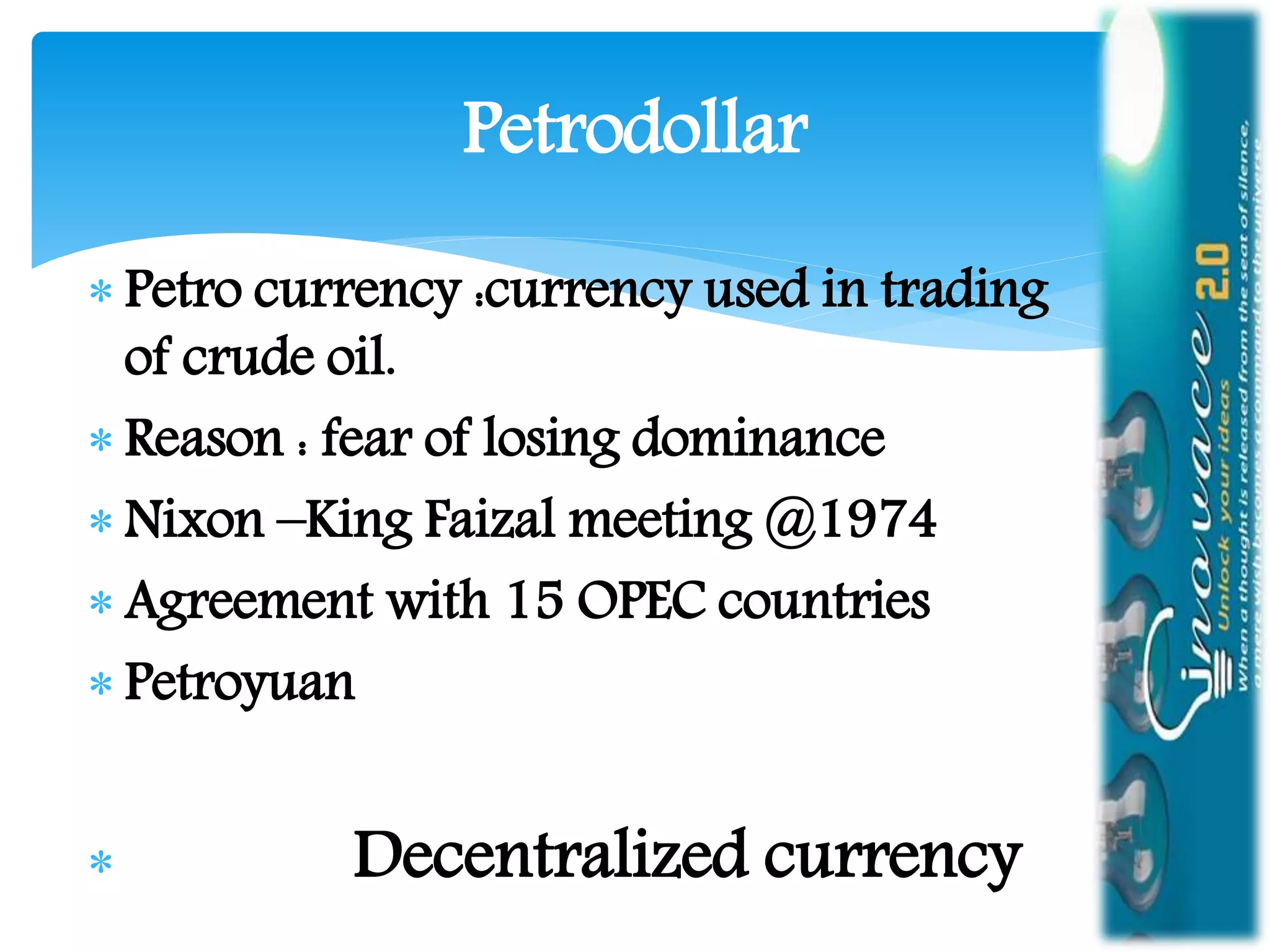 history of Currency | PPTX