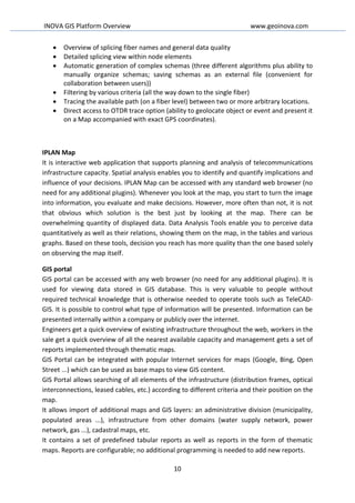 INOVA GIS Platform | PDF
