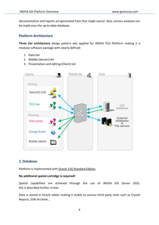 INOVA GIS Platform | PDF