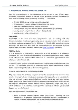 INOVA GIS Platform | PDF