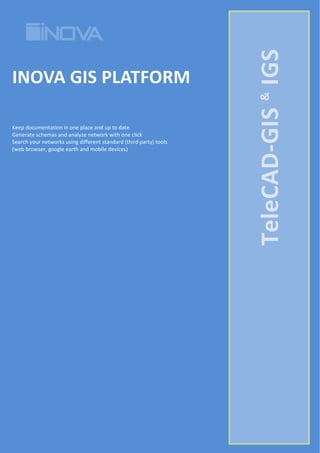 INOVA GIS Platform - TeleCAD-GIS & IGS (2018) | PDF