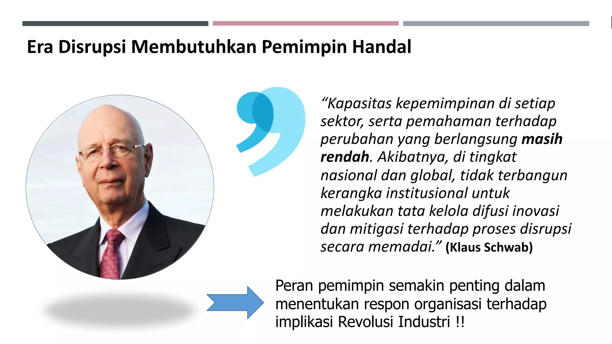 Inovasi dan Kepemimpinan untuk Menjawab Tantangan Pemerintahan di Era Disrupsi | PDF