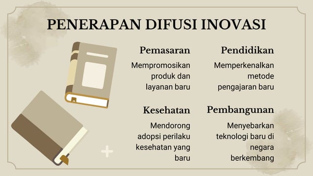 INOVASI DIFUSI dan ELEMEN ELEMENYA power point, ptt | PPTX