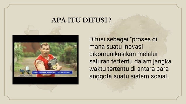 INOVASI DIFUSI dan ELEMEN ELEMENYA power point, ptt | PPTX