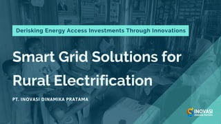 Smartgrid as a solution for rural electrification | PPT